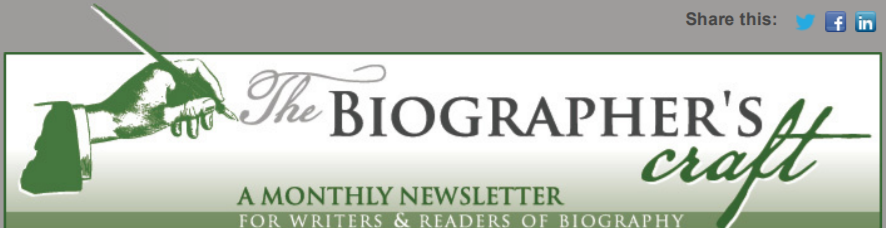 The Biographer's Craft - Biographers International Organization ...